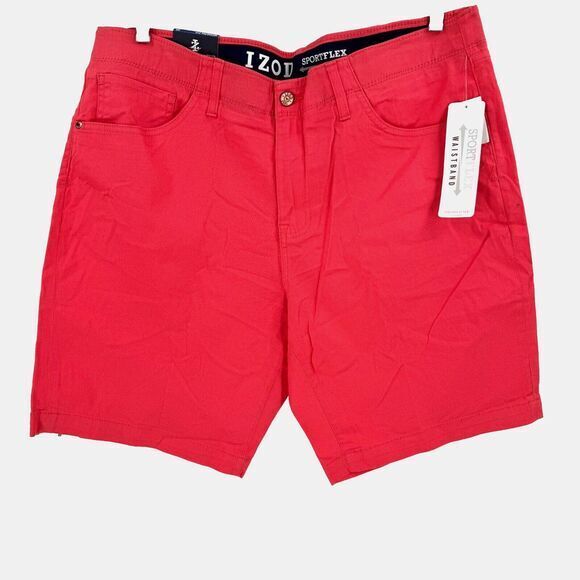 Izod | Shorts | New Izod Sports Flex Shorts Mens 38 Nantucket Red Golf ...